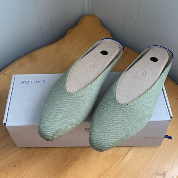 Rothy's | Shoes | Rothys The Almond Demi Mule Slip On Retired Color Cedar Camo Sole Wmns 1 Nib ...